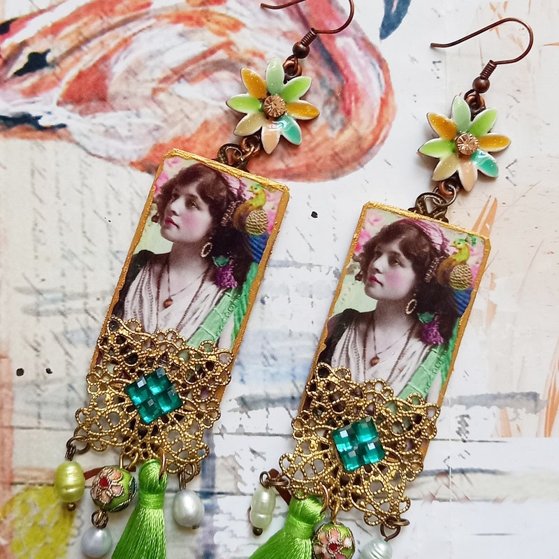 Gypsy Earrings - Etsy