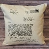 Love Letter Pillow, Memory Pillow, Handwriting Pillow, Personalized ...