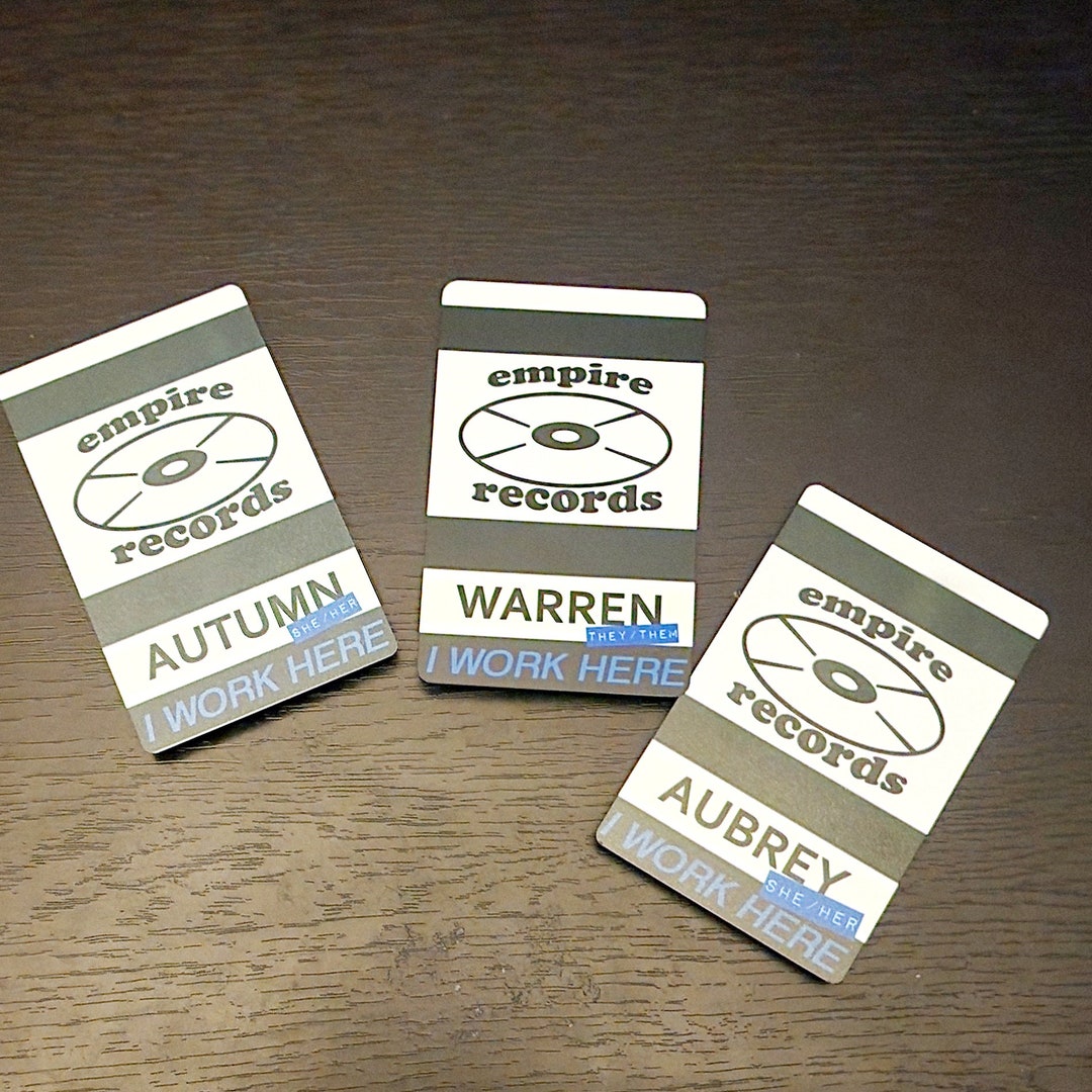 Empire Records Name Tag - Etsy
