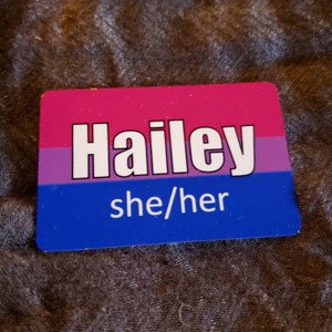 Pride Flag Name Tag - Etsy