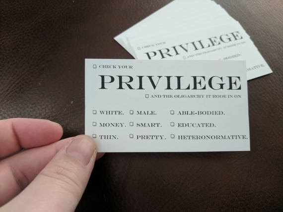 Check Your Privilege Comic