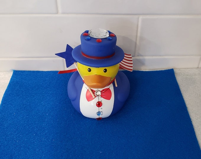 Rubber Ducks Uncle Sam Patriotic Red White & Blue Ducks Election Day - Etsy