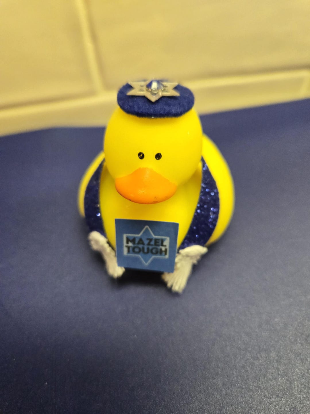 Mazel Tough Yellow Rubber Duck With Tallis - Etsy
