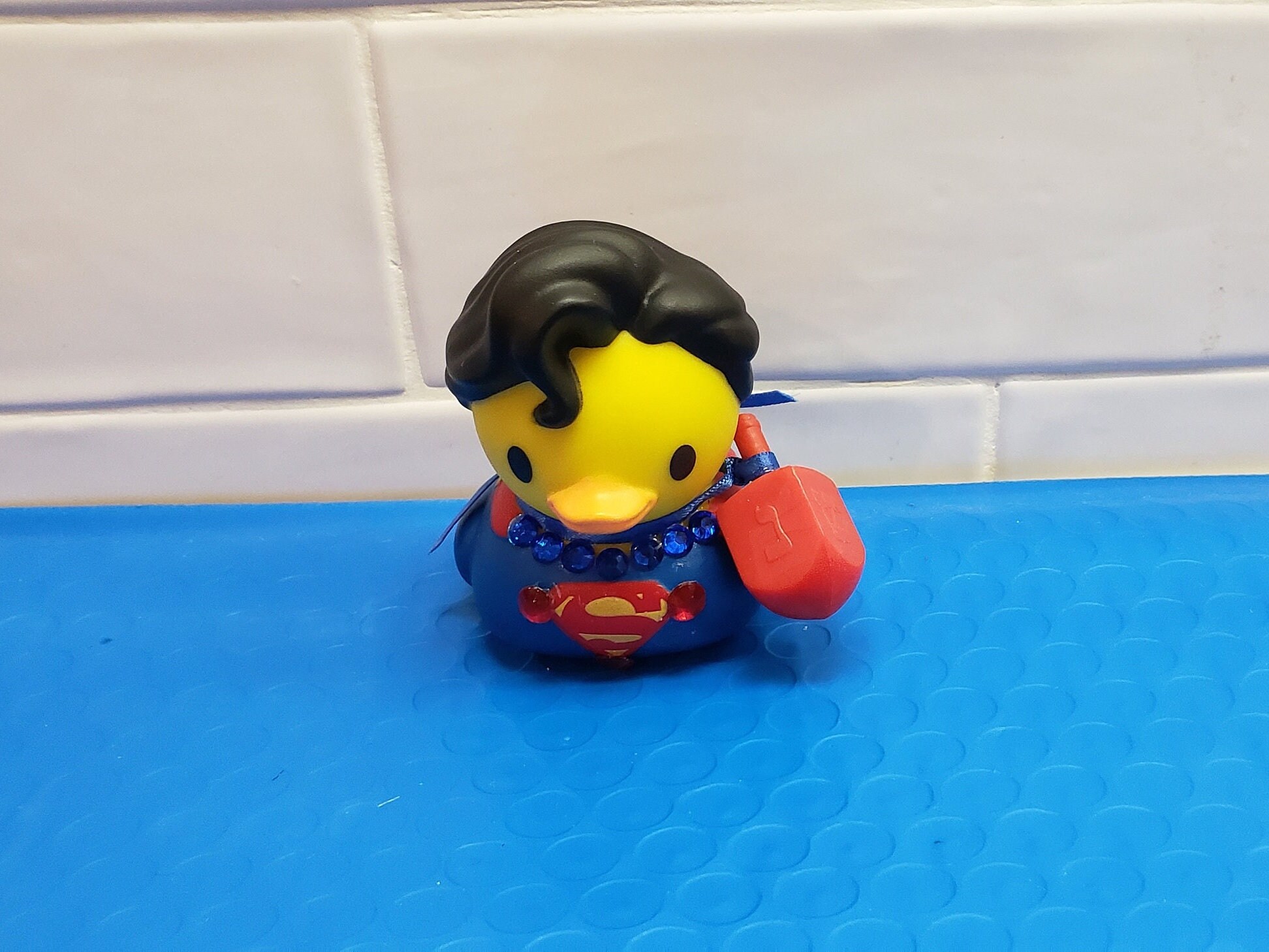 Superman Hanukkah Rubber Duck Marvel With Dreidel - Etsy
