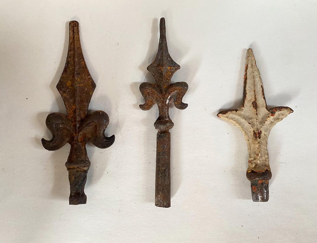 Antique Cast Iron Finials – Salvaged Architectural Accents Cast Iron ...