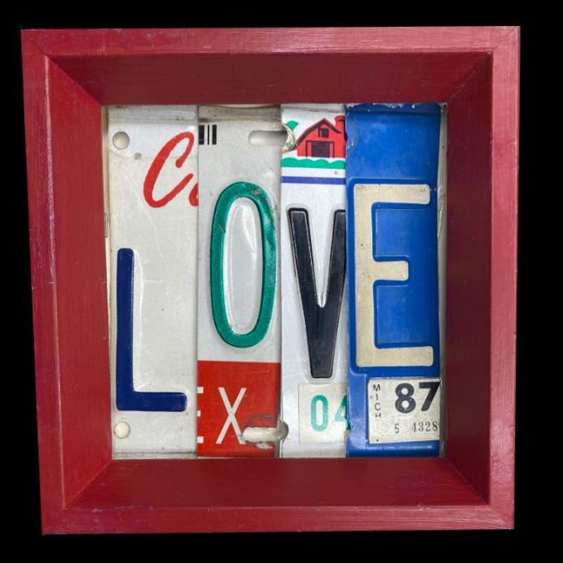 Upcycled License Plates - Etsy