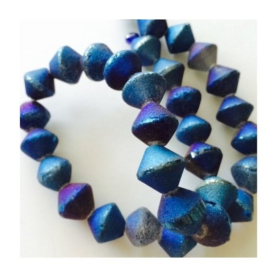 Purple High quality shimmering beads . for jewelry making. | Etsy