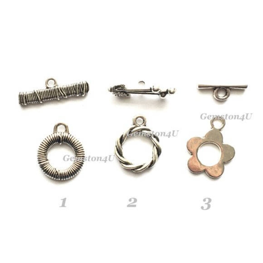 Toggle Clasps. These Clasp Are Perfect for Necklace or Bracelets Easy ...