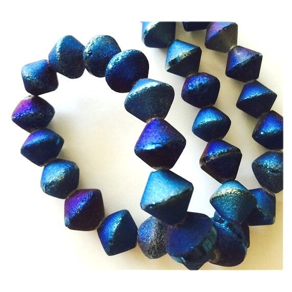 Purple High quality shimmering beads . for jewelry making. | Etsy