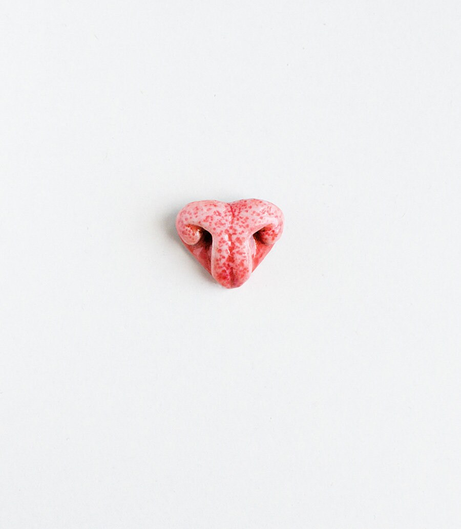 Tiny Brooch Cat Nose Heart Tiny Pin for Cat Lovers - Etsy