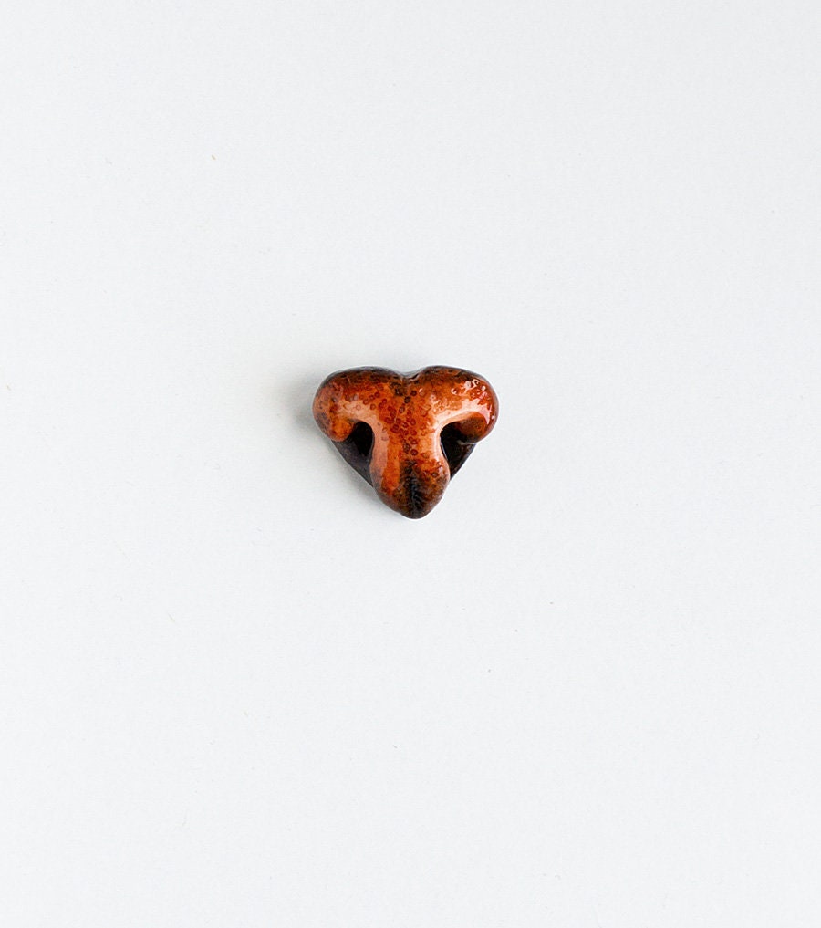 Tiny Brooch Cat Nose Heart Tiny Pin for Cat Lovers - Etsy
