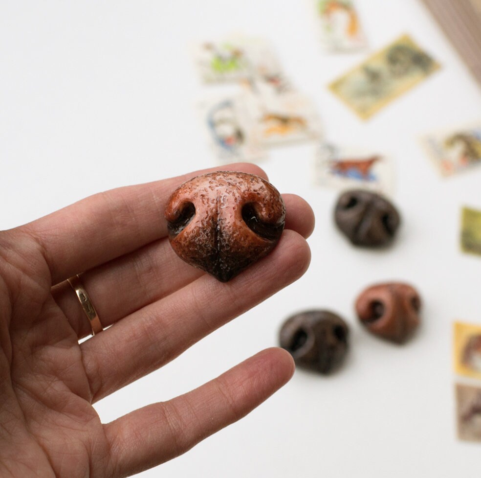 Brooch Dog Nose Pet Nose Unisex Jewelry for Dog Lovers - Etsy