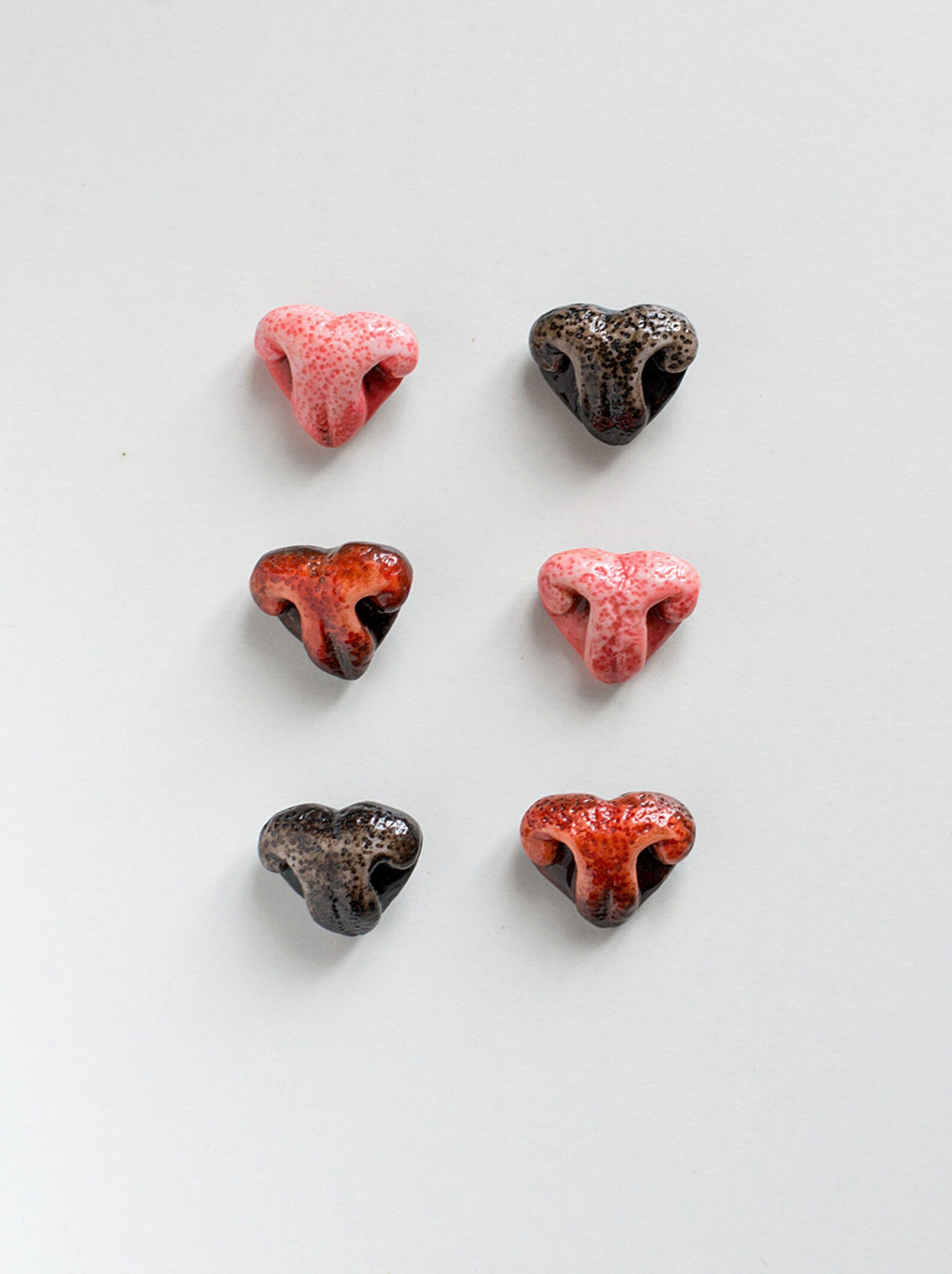 Tiny Brooch Cat Nose Heart Tiny Pin for Cat Lovers - Etsy