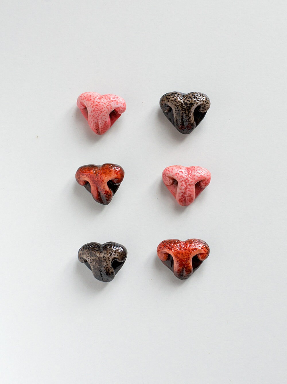 Tiny Brooch Cat Nose Heart Tiny Pin for Cat Lovers - Etsy