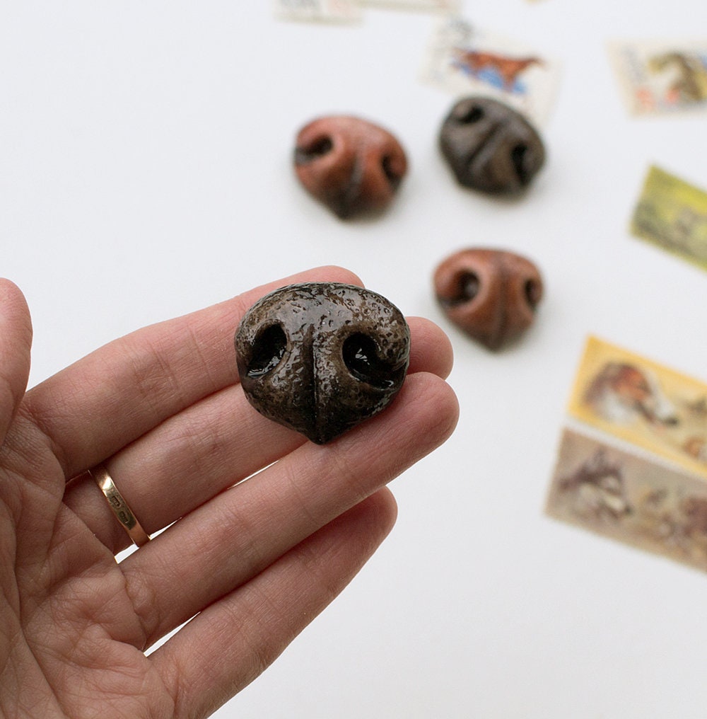 Brooch Dog Nose Pet Nose Unisex Jewelry for Dog Lovers - Etsy