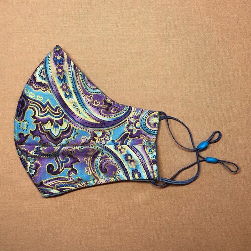 Autumn Paisley Washable Cotton Face Mask - Etsy