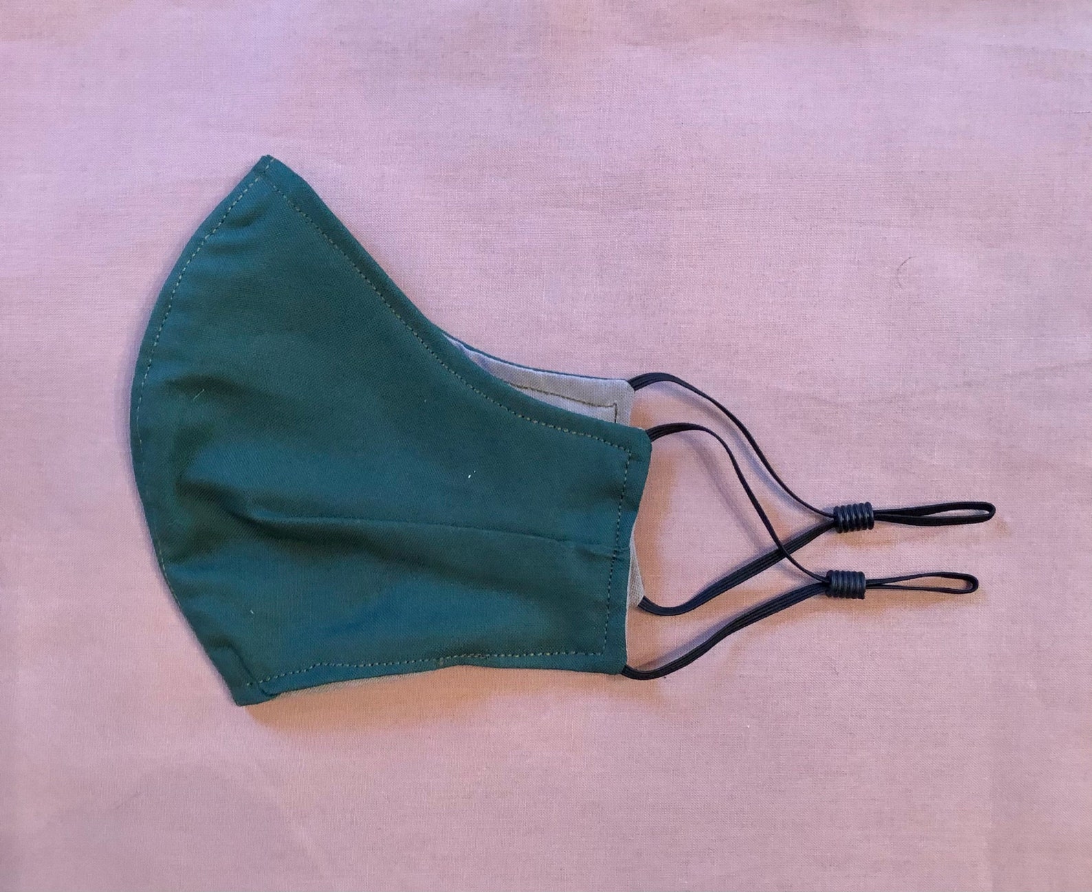 Green Face Mask Solid Color - Etsy