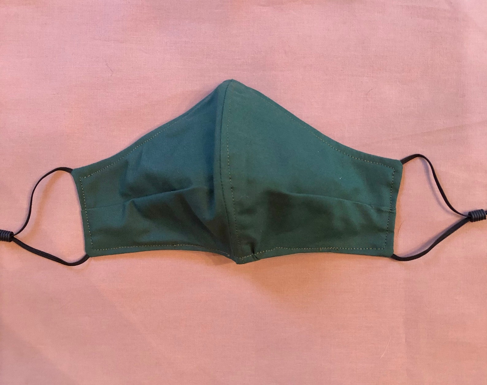 Green Face Mask Solid Color - Etsy