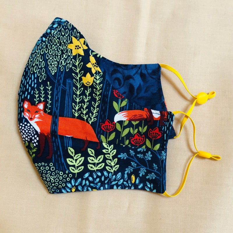 Fox Face Mask - Etsy