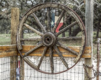 Wagon Wheel Flag - Etsy