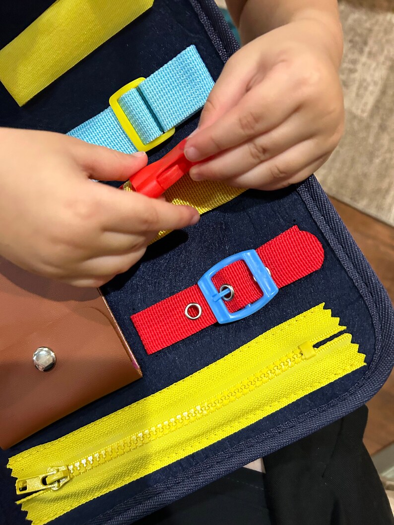 Montessori Busy Board Personalized for Babies and Toddlers Preschool ...