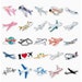 10+ Airplane Waterproof Vinyl Sticker Aviation Fun for Kid Cartoon ...