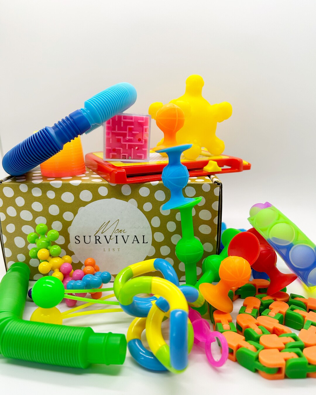 Fidget Box Fall Activity Kid Gift Toddler Busy Baby Mom Parenting Bag ...