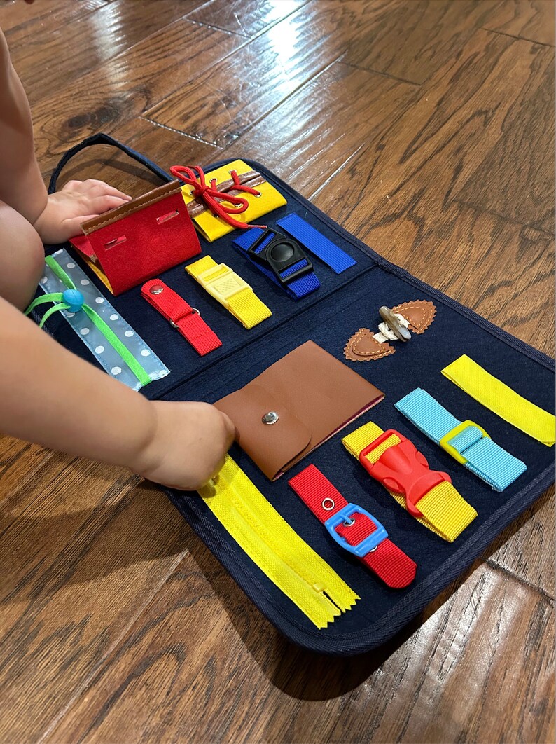 Montessori Busy Board Personalized for Babies and Toddlers Preschool ...