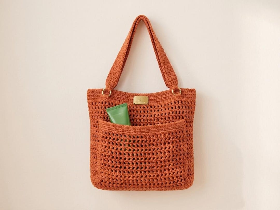 Beginner Crochet Tote Bag Pattern, Sturdy Market Shoulder Bag PDF - Etsy