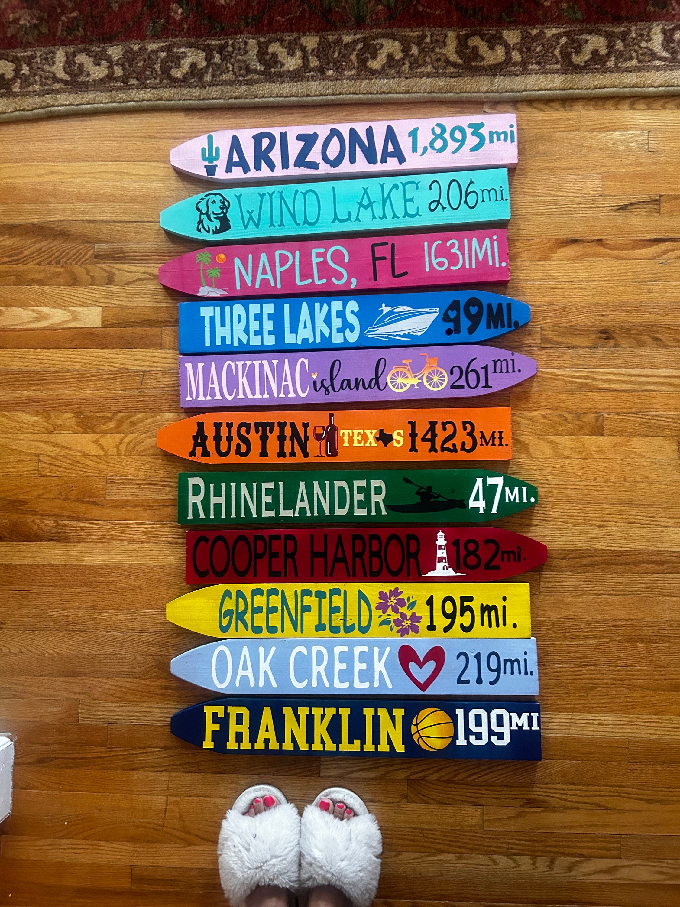 Personalized Destination Outdoor Signs - Personalized Arrow Signs for ...