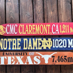 SET OF 10 Large Directional Wood Arrow Signs, Custom Mile Marker Stake ...