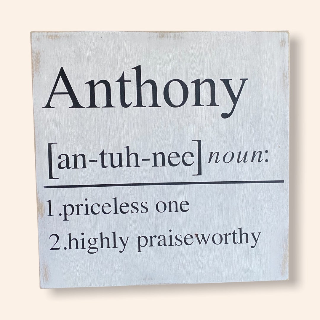 Personalized Dictionary Baby Name Signs . - Etsy