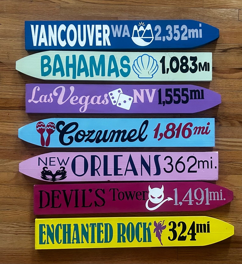 Personalized Destination Outdoor Signs - Personalized Arrow Signs for ...