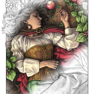 Coloring Book Page Printable PDF Download Alanna the Lioness Lady ...