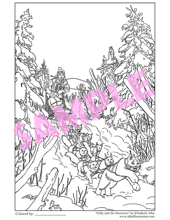 Iditarod Coloring Pages