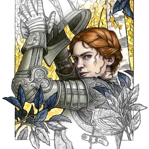 Coloring Book Page - Printable PDF Download - Alanna the Lioness Lady ...