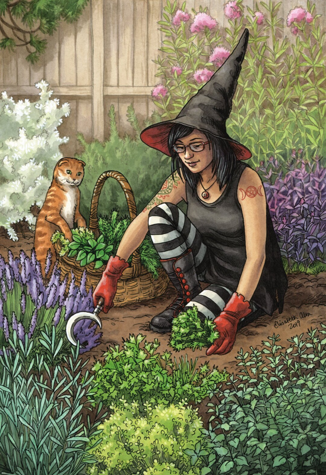Print - 8x10 Size - Everyday Witch Oracle - Seasonal Harvest - Etsy
