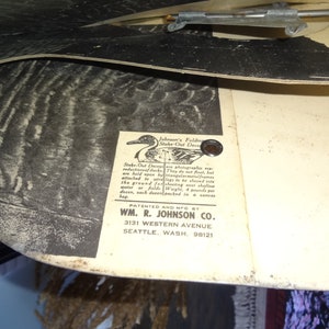 I LOVE GEESE! Barn Find Waxed Cardboard Goose Decoy With Metal Stand ...