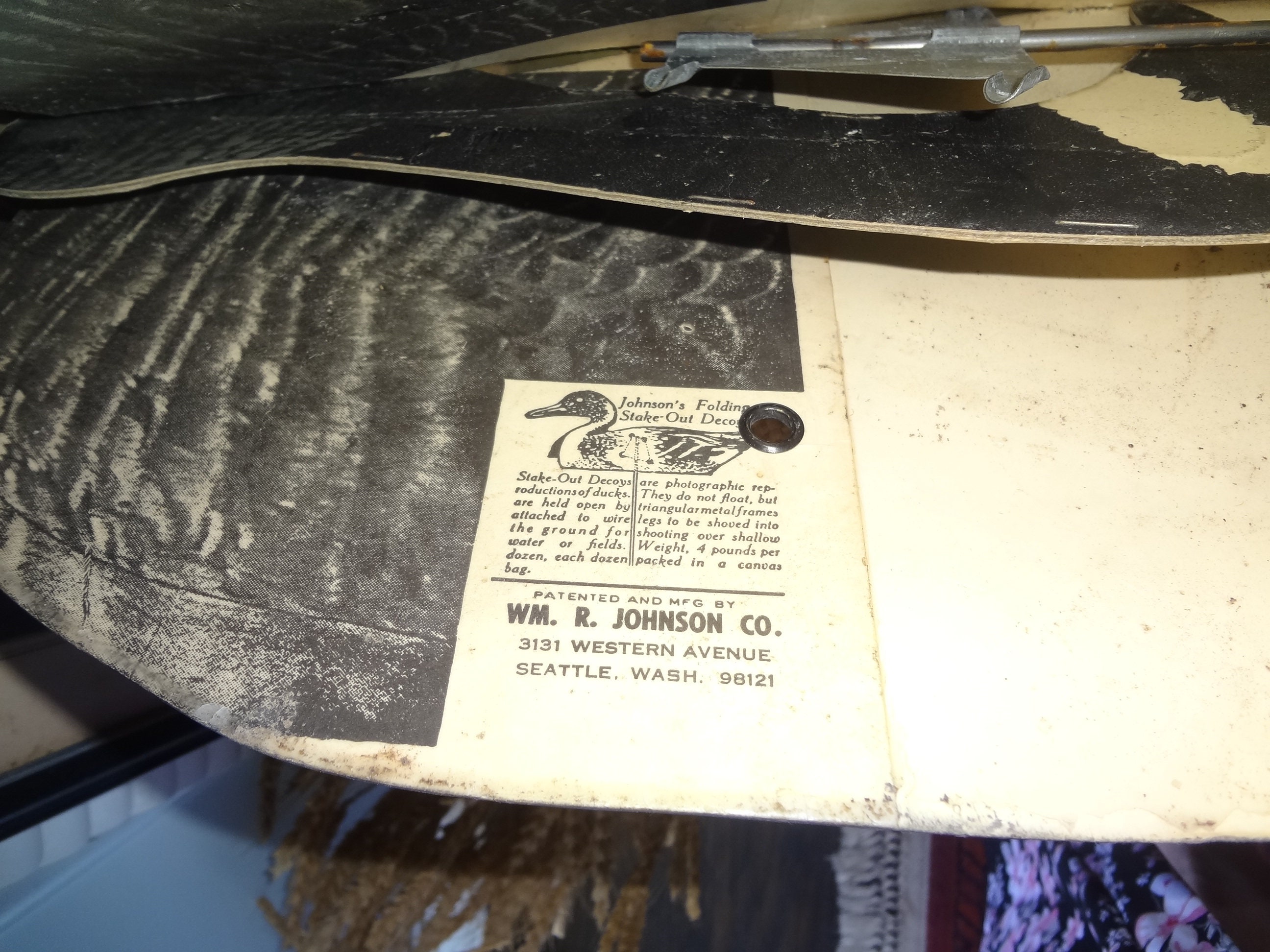 I LOVE GEESE! Barn Find Waxed Cardboard Goose Decoy With Metal Stand ...