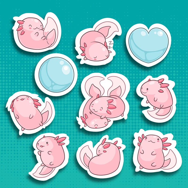 Cute Animal Stickers - Etsy