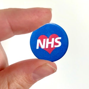 NHS Key Worker Thank You Gift Button Badge - Etsy UK