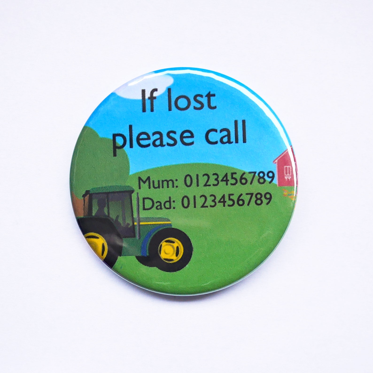 Lost Child Badge Child ID Missing Child | Etsy