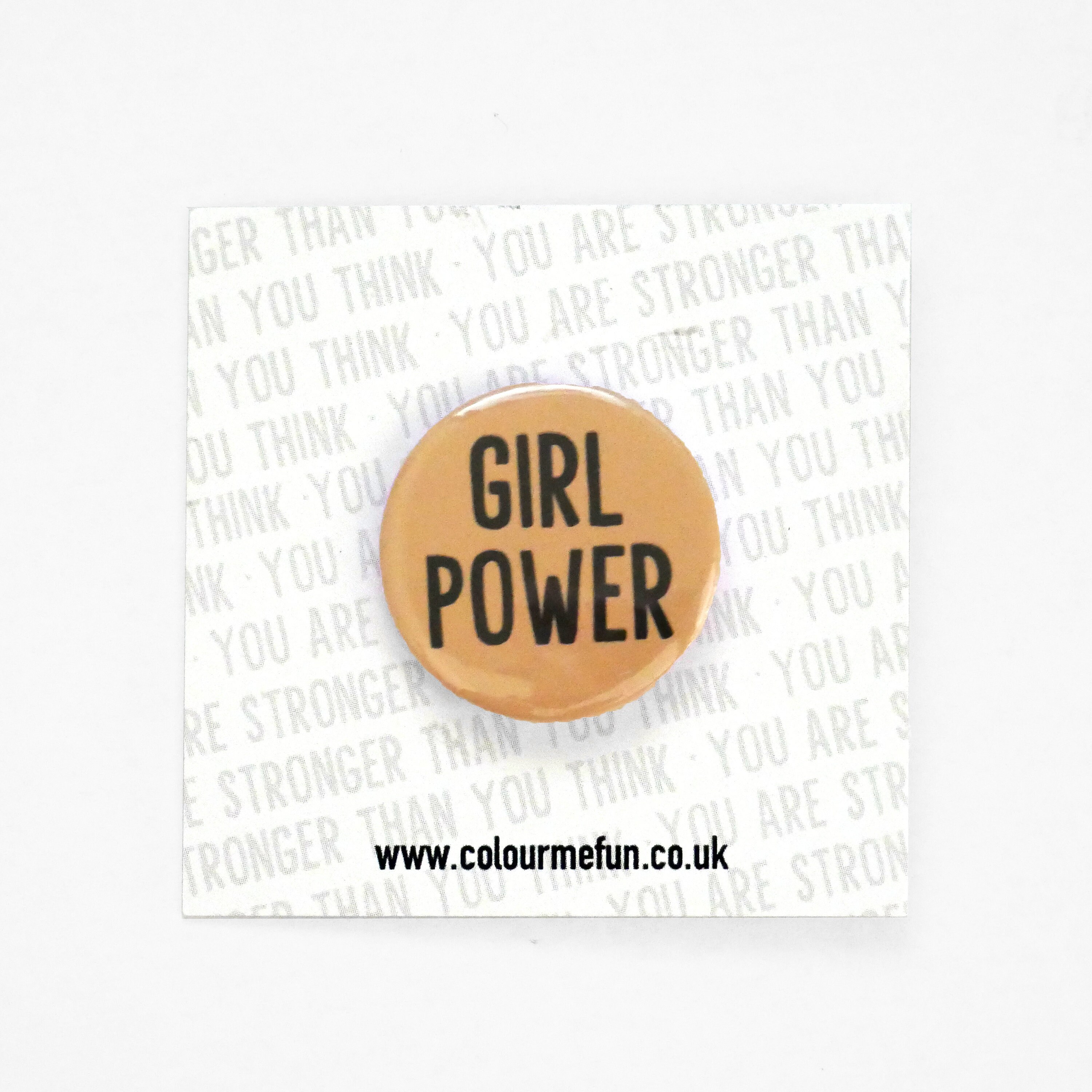 Girl Power Feminist AF Button Badge International - Etsy UK
