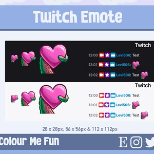 Kraken Love Heart Twitch Emote - Twitch Emotes - Discord Emotes ...