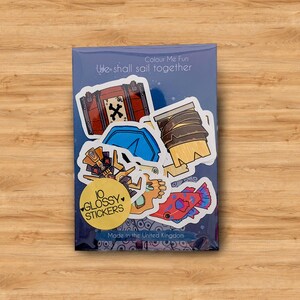 Sea of Thieves Sticker Set - Sea of Thieves Skull - Pirate Sticker - Etsy