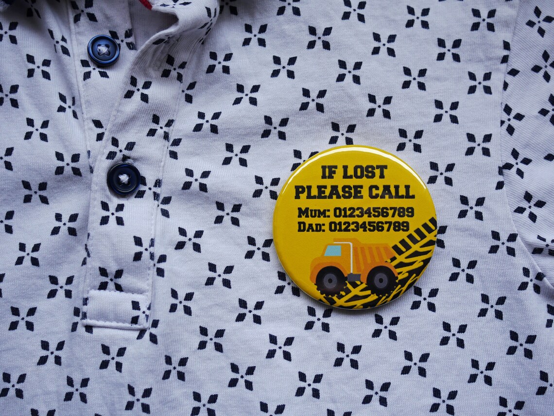 Lost Child Badge Child ID Missing Child | Etsy