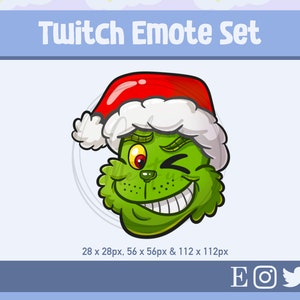 Grinch Twitch Emote - Twitch Emotes - Discord Emotes - Streamer ...