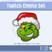 Grinch Twitch Emote - Twitch Emotes - Discord Emotes - Streamer ...