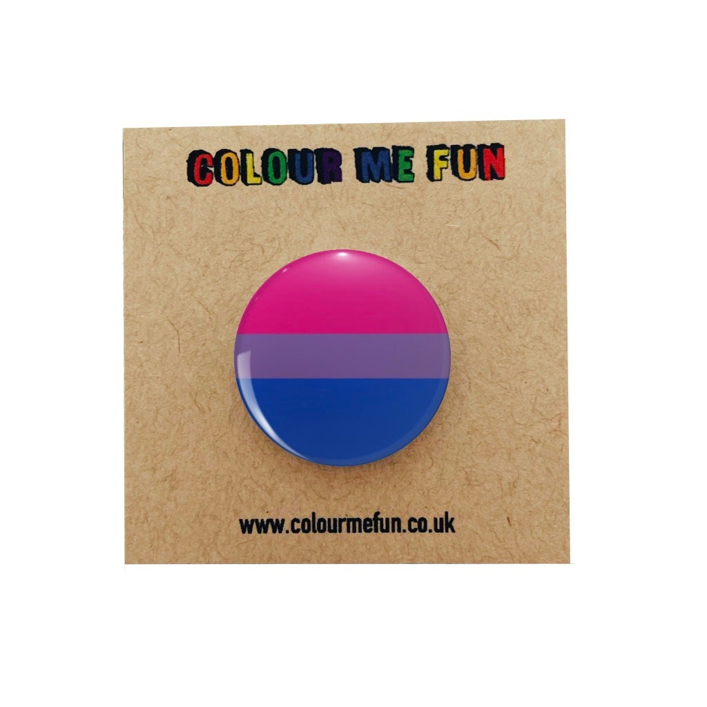 Pride Pin Badge Bisexual Pride Flag Bi Flag Pin LGBT | Etsy