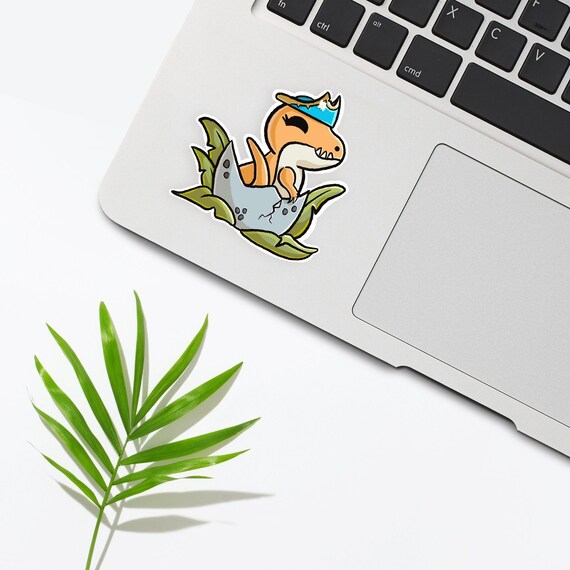 Biscuit Vinyl Sticker Twitch Streamer Chloesauras Mascot - Etsy